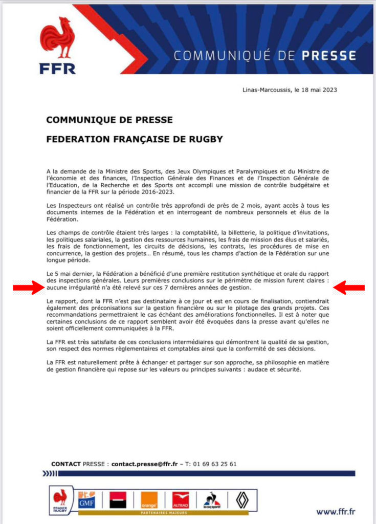 Communiqué de presse